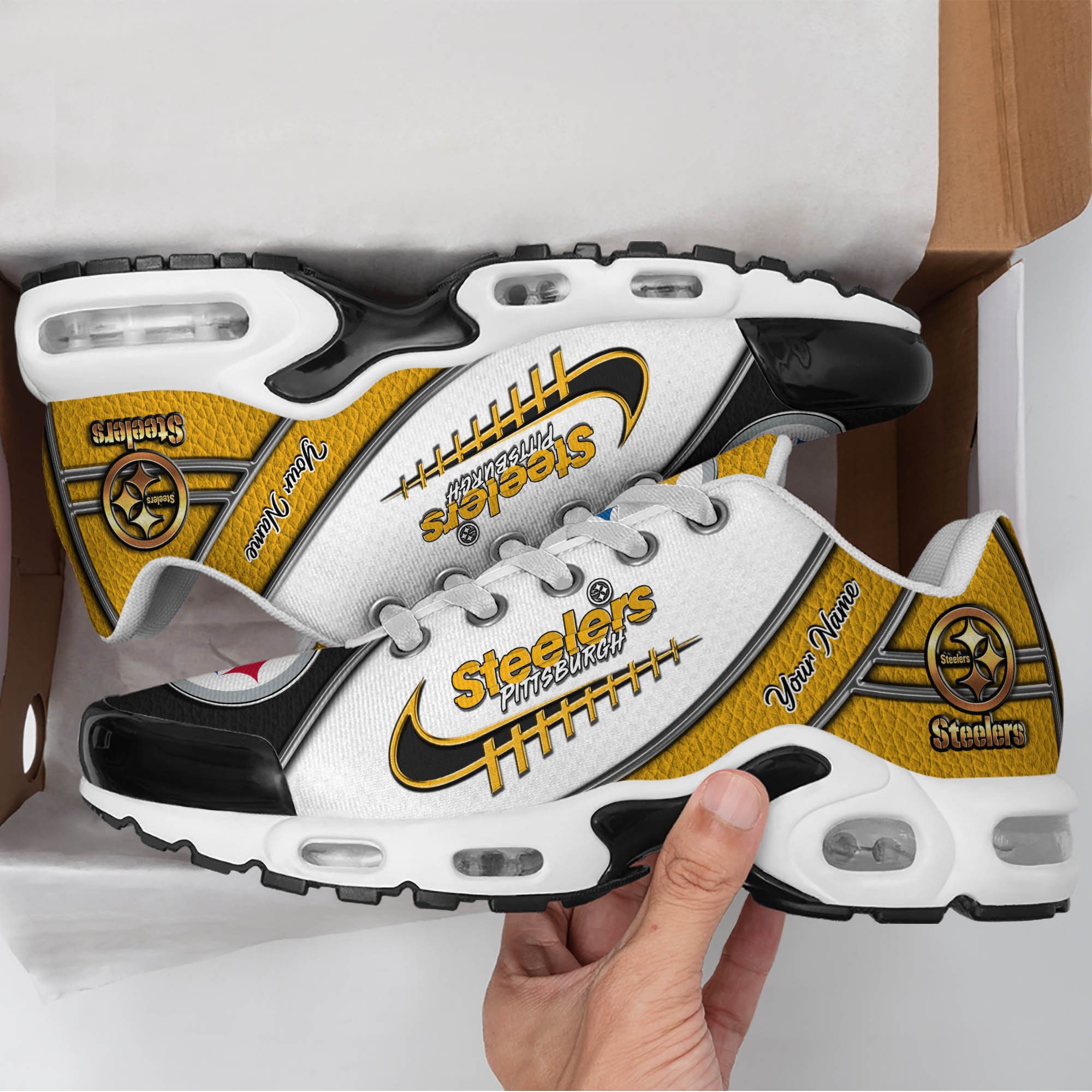 Pittsburgh Steelers TN Shoes 2025 Version Custom Your Name, Football ...