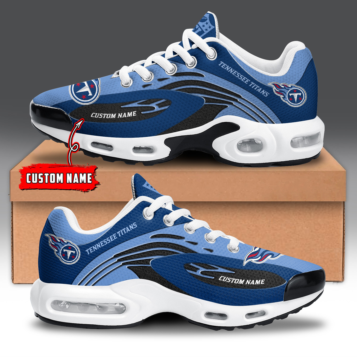 Tennessee Titans TN Air Max Plus Shoes Sneakers For Men And Women ...