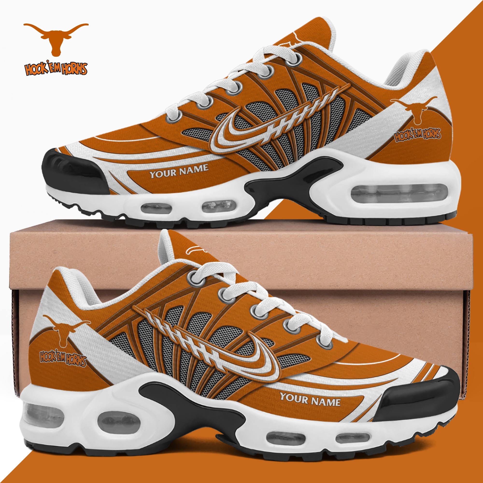 Texas Longhorns TN Shoes 2025 Version Custom Name 135 – House Link ...